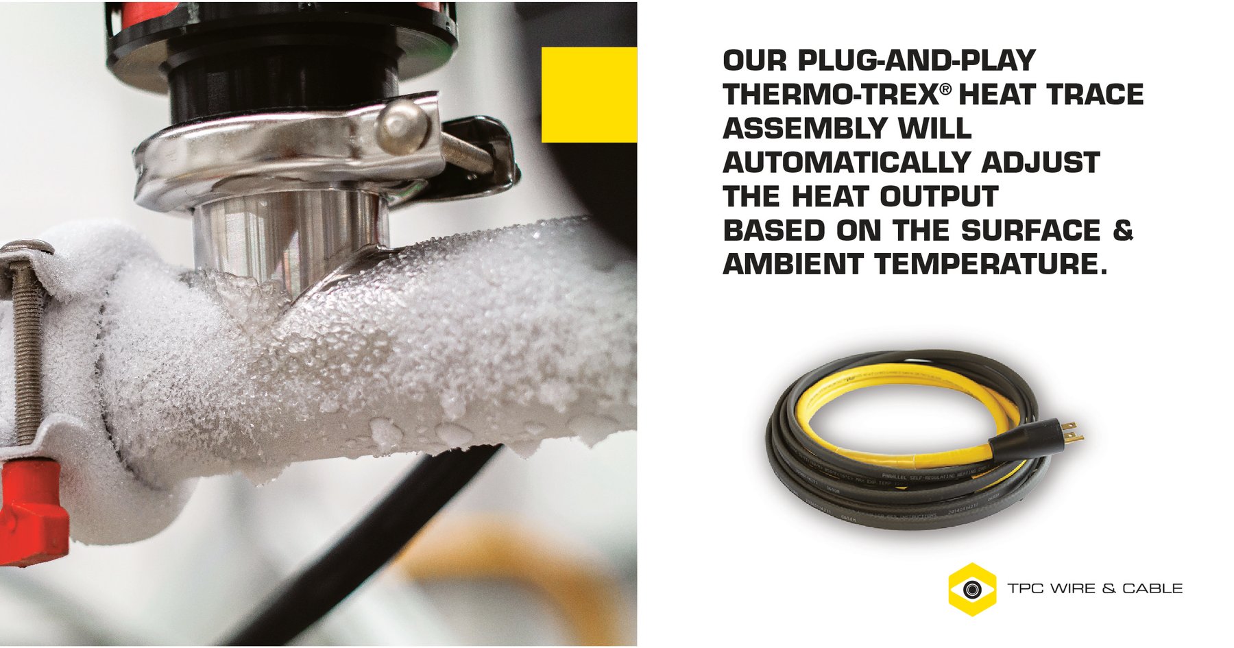 How to avoid frozen pipes and valves with Heat Trace