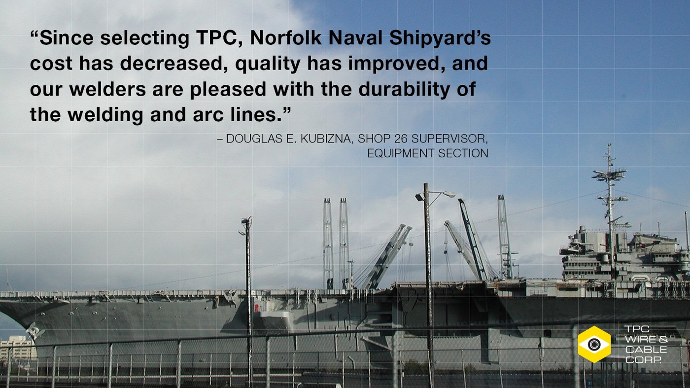 The Top 3 Ways TPC Wire & Cable is Serving Shipyards